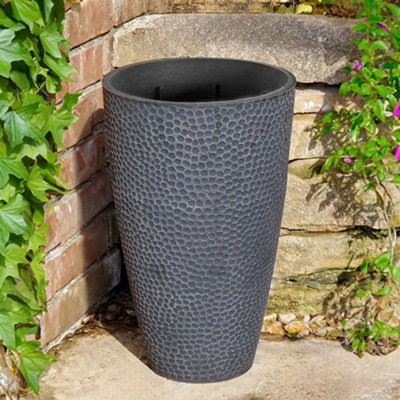 Hydria Pirene Planter Tall Plant Pot Black