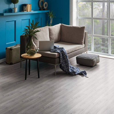 Hydro Step Azure Oak LVT Waterproof Wood Effect Vinyl Click Flooring ...