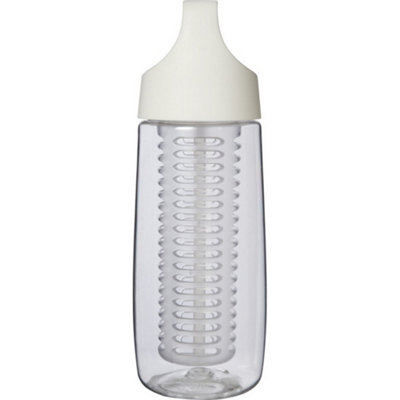 Hydrofruit Recycled Plastic 700ml Infuser Bottle Transparent/White (One ...