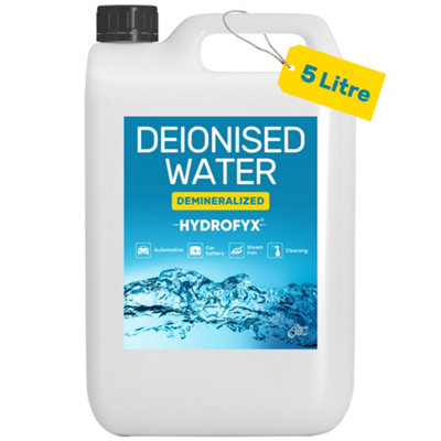 Hydrofyx Deionised Water- 1x5l pack Deionised Water