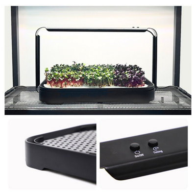 Hydroponics Growing System with Full Spectrum LED Light - Indoor Smart ...