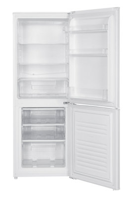 HYE 207 Litre Upright Freestanding Fridge Freezer, Static - White ...