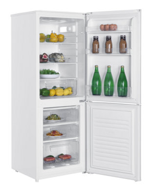 HYE 207 Litre Upright Freestanding Fridge Freezer, Static - White ...