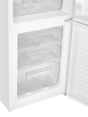 HYE 207 Litre Upright Freestanding Fridge Freezer, Static - White ...