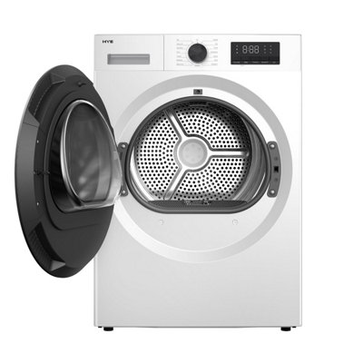 HYE Freestanding Heat Pump Tumble Dryer 8kg - White - D01HPD08W07