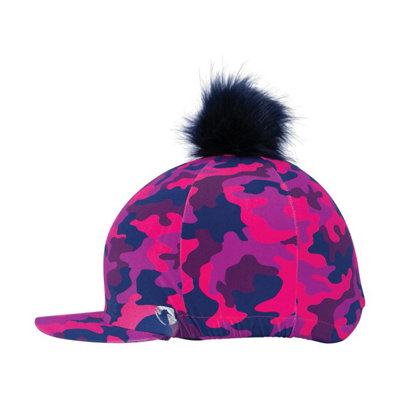 HyFASHION DynaForce Camouflage Hat Cover Raspberry/Navy (One Size)