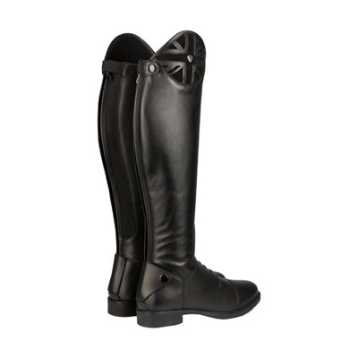 HyLAND Childrens/Kids Suede Long Riding Boots Black (11 UK Child)