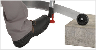 Hymer Aluminium Adjustable Base Combination Ladder - 3x8 Rung - Made In ...