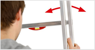 Hymer Aluminium Combination Ladder - 3x12 Rung- Made In Germany