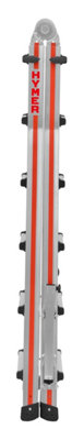Hymer Red Line Telescopic Combination Ladder with Deployable Stabiliser ...