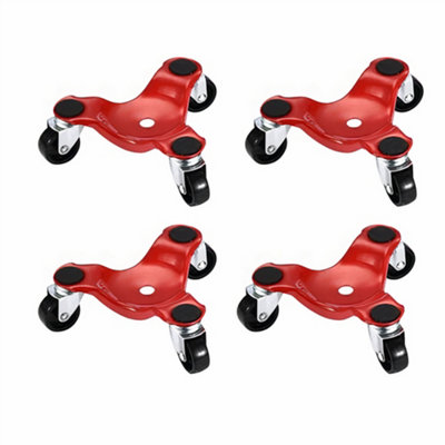 Hynec 6-Inch Steel 3 Wheel Dollies Moving Dolly Wheel Moving Furniture ...