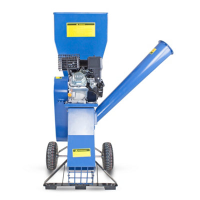 Hyundai 208cc 76mm Petrol Garden Wood Chipper Shredder Mulcher 4-Stroke ...
