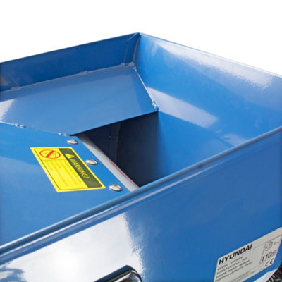 Hyundai 208cc 76mm Petrol Garden Wood Chipper Shredder Mulcher 4-Stroke ...