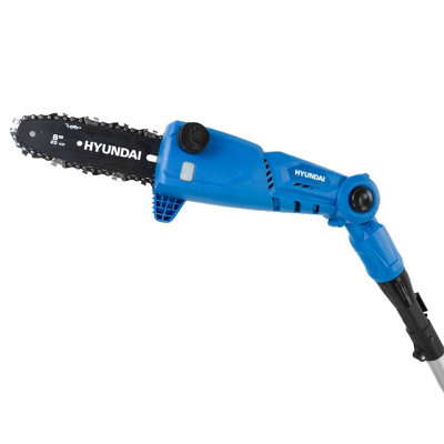 HYUNDAI 20V CORDLESS POLE SAW CHAINSAW, HEDGE TREE CUTTER, 2AH BATTERY ...