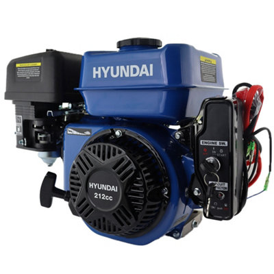 Hyundai 212cc 7hp 3/4inch 19.05mm Electric-Start Horizontal Straight ...