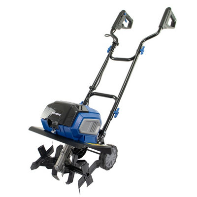 Hyundai 2x 20v (40V) Cordless Garden Tiller, 360mm Width, 220mm Depth ...