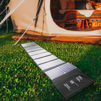Hyundai H60 60W Portable and Foldable Solar Charger With USB and DC ...