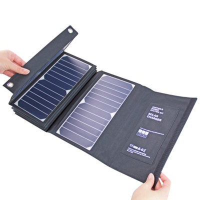 Hyundai H60 60W Portable and Foldable Solar Charger With USB and DC ...