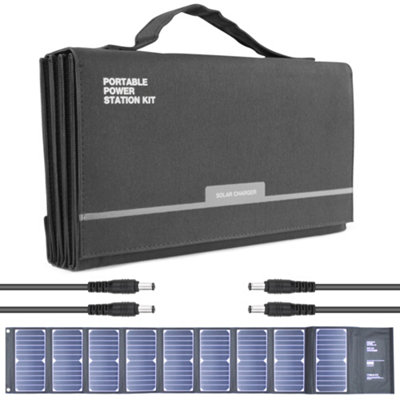 Hyundai H60 60W Portable and Foldable Solar Charger With USB and DC ...