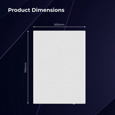iBathUK Aurora Wall Mounted LED Illuminated Bathroom Mirror, Modern ...