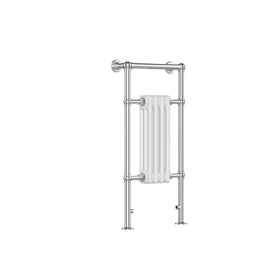 iBathUK Windsor Traditional Vintage Vertical Heated Towel Rail - Chrome ...