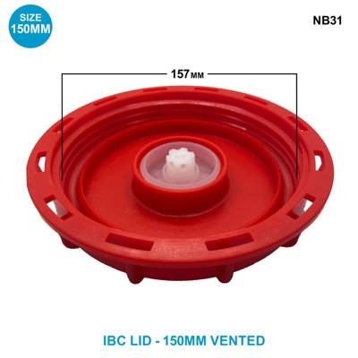 IBC Lid - 150mm vented for IBC containers