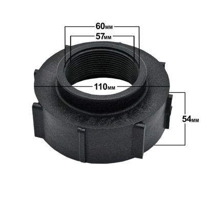 IBC S100x8 (3 Inch) Female Buttress to (2 inch) BSP Female Adapter
