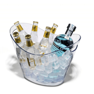 Ice Bucket for 4 Bottles Virtually Unbreakable Plastic | DIY at B&Q