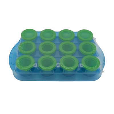 Ice Shot Glass Mould x12 (Party Drinking Silicone Shooters Frozen)