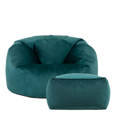 Teal bean bag chair store