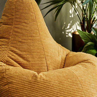 Mustard bean bag chair store