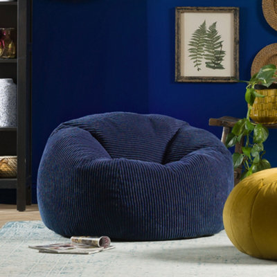 icon Large Bean Bag Chair adult Kingston Navy