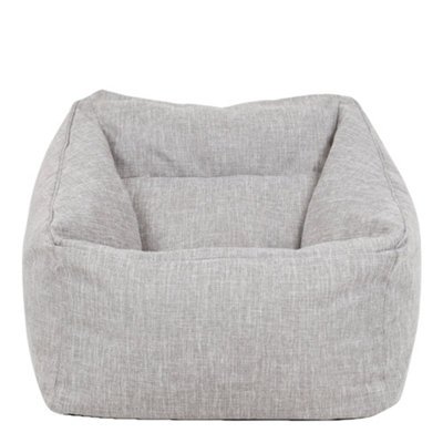 icon Oslo Woven Bean Bag Chair Grey Armchair Bean Bags | DIY at B&Q