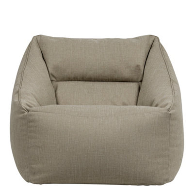 icon Oslo Woven Bean Bag Chair Olive Green Armchair Bean Bags | DIY at B&Q