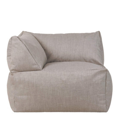 icon Tetra Outdoor Floor Sofa Bean Bag Corner Section Chair Grey | DIY ...