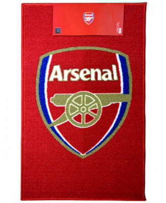 Iconic Arsenal FC Crest Floor Rug