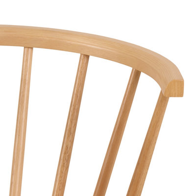 Ida Dining Chair in Oak Set of 2