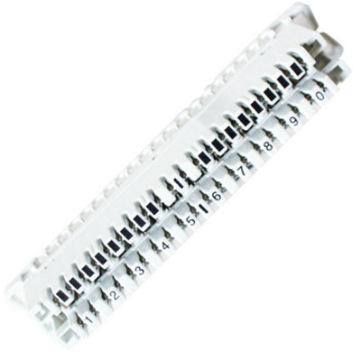 IDC Strip 237B Grey 10 Pair BT Cable Terminal Connection Block Coupler ...
