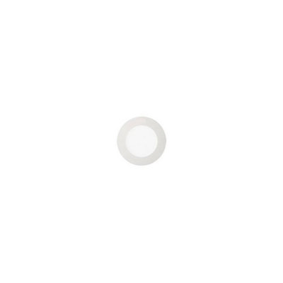 Ideal Lux Groove LED 1 Light Small Round Cool Recessed Spotlight Panel ...