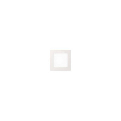 IDEAL LUX GROOVE LED 1 LIGHT SMALL SQUARE WARM RECESSED SPOTLIGHT PANEL ...