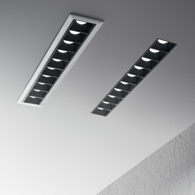 Ideal Lux Lika LED Light Recessed Spotlight Black