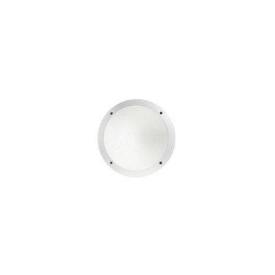 Ideal Lux Lucia LED 1 Light Diffuser Outdoor Flush Ceiling / Wall Light ...
