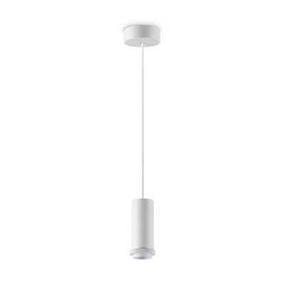 Ideal Lux MIX Round Slim Pendant Ceiling Light White