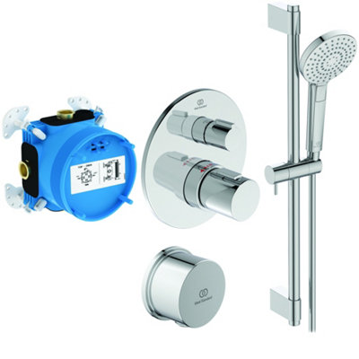 Ideal Standard Ceratherm T100 Built-In Thermostatic Shower Mixer With ...