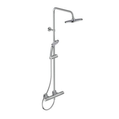 Ideal Standard Ceratherm T25 Thermostatic Dual Mixer Shower, Chrome ...