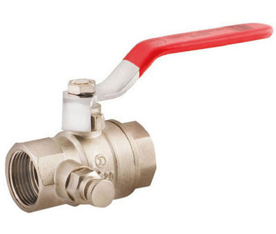 Idmar 1 Inch Inline Water Ball Valve Female Thread With Drain Valve ...