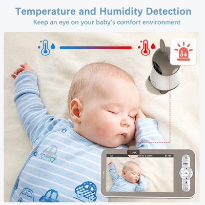 ieGeek 2K Wireless Baby Monitor System - Camera with Night Vision ...