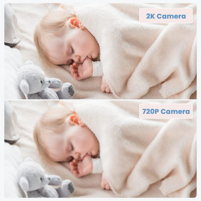 ieGeek 2K Wireless Baby Monitor System - Camera with Night Vision ...