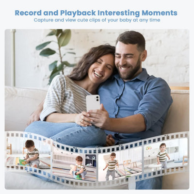 ieGeek 2K Wireless Baby Monitor System - Camera with Night Vision ...