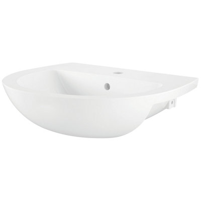 iflo Cascada Semi Recessed Basin 550 X 460mm - 1 Tap Hole